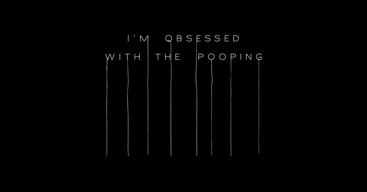 Death Pooping - Death Stranding - Sticker | TeePublic