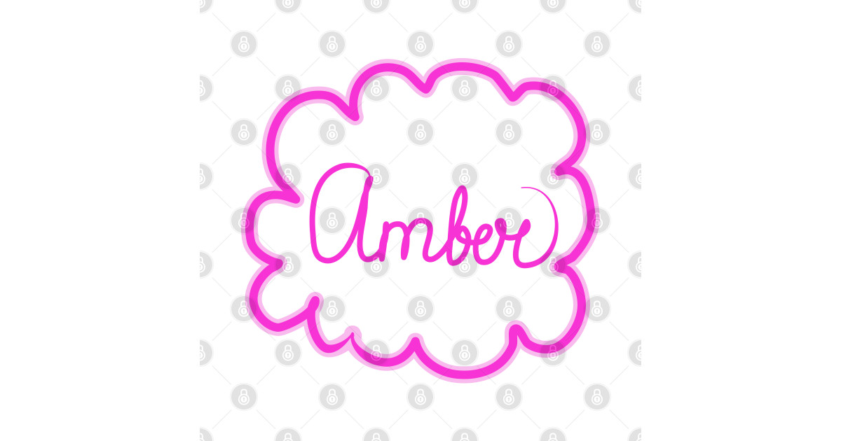 Amber. Female name. - Amber - Posters and Art Prints | TeePublic