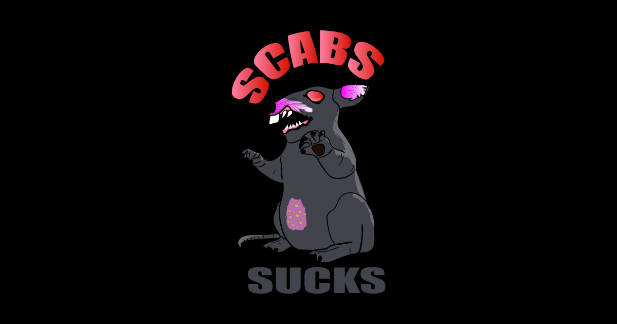Scabby the Rat - Union Strong - Sticker | TeePublic