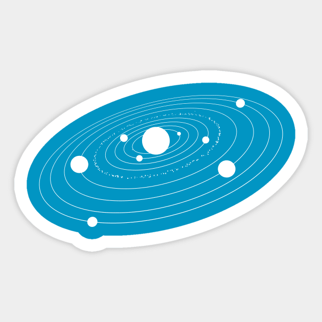 Solar System - Solar System And Planets - Sticker | TeePublic