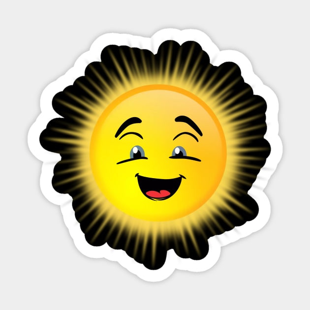 Smiling Sun - Smiling Sun - Sticker | TeePublic