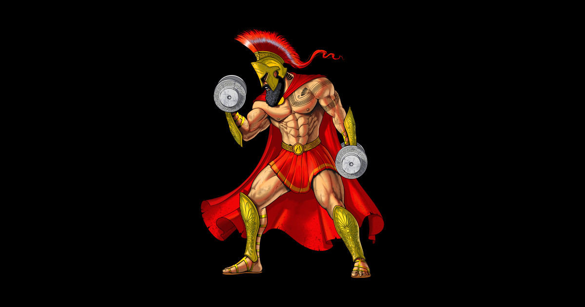 Spartan Warrior Bodybuilder - Spartan Warrior Fitness - Posters and Art ...