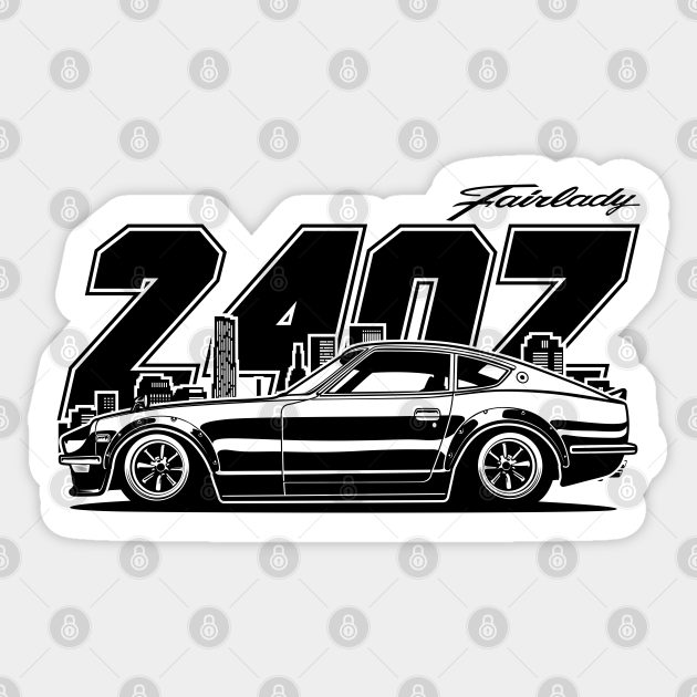 Fairlady 240z - Nissan Fairlady - Sticker | TeePublic