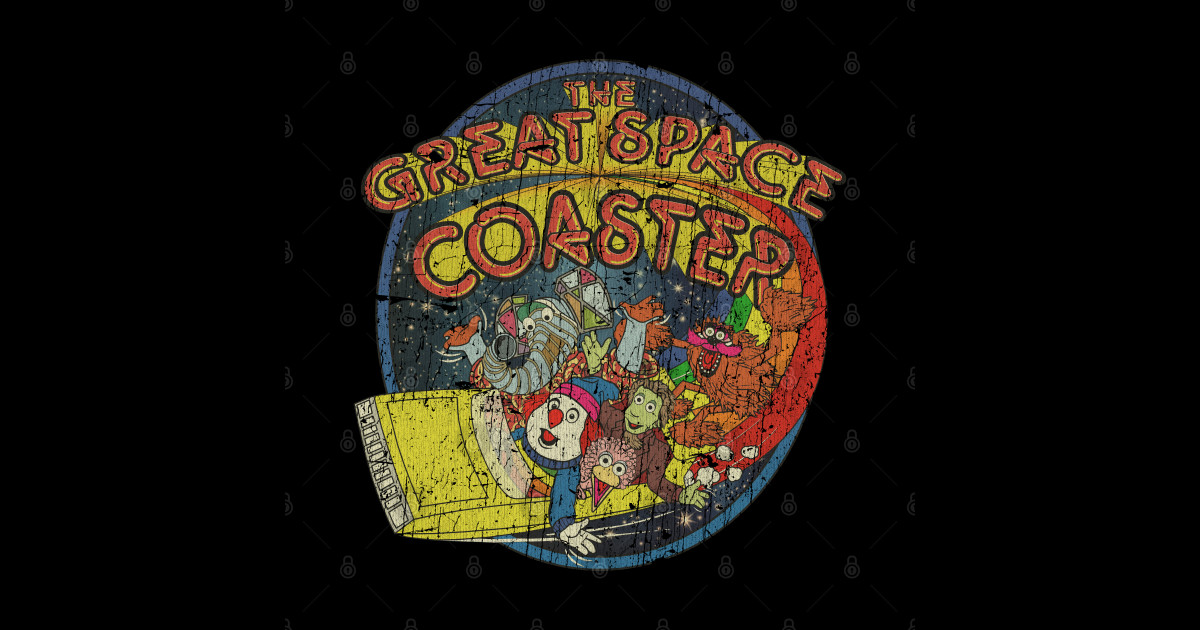 The Great Space Coaster 1981 - 80s Kid - Sticker | TeePublic