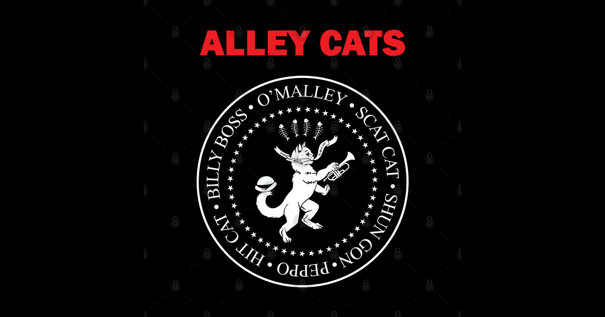 Alley Cats - Theme Park - Sticker | TeePublic