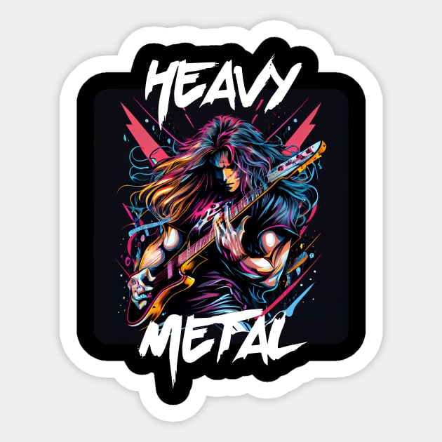 Graffiti Style - Heavy Metal 12 - Heavy Metal - Sticker | TeePublic