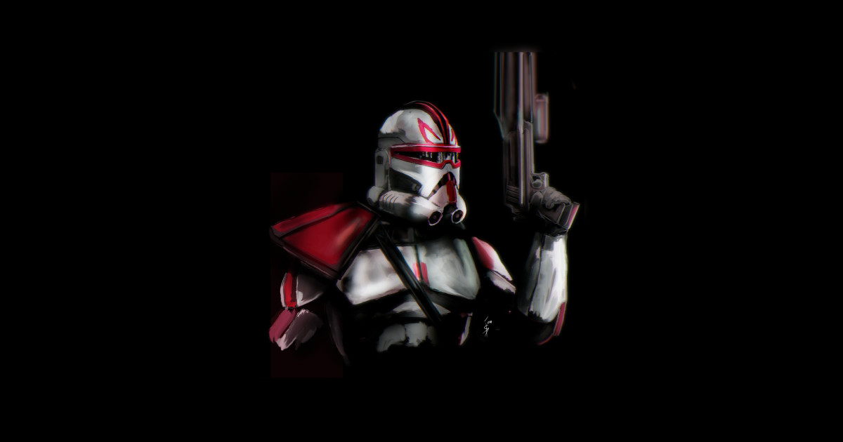 Captain FORDO (aka arc 77) - Clonewars - Sticker | TeePublic
