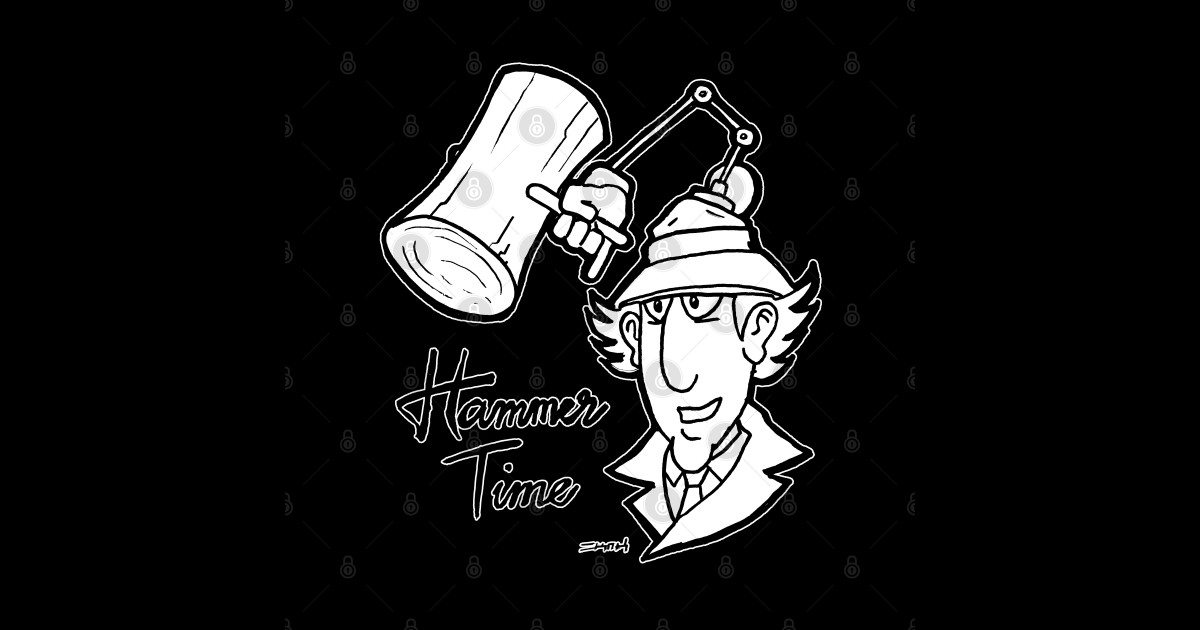 Inspector Gadget MC Hammer Time - Mc Hammer - Sticker | TeePublic