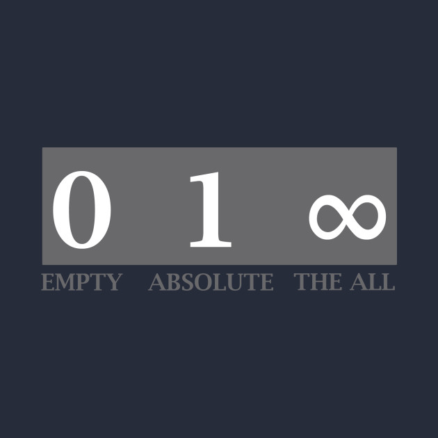 Zero, One, Infinity - Philosophy - T-Shirt | TeePublic