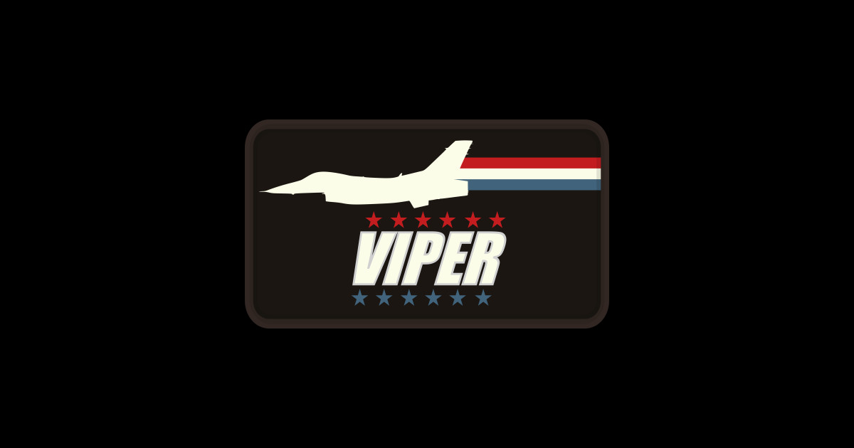 F-16 Viper - F16 Viper Patch - Sticker | TeePublic