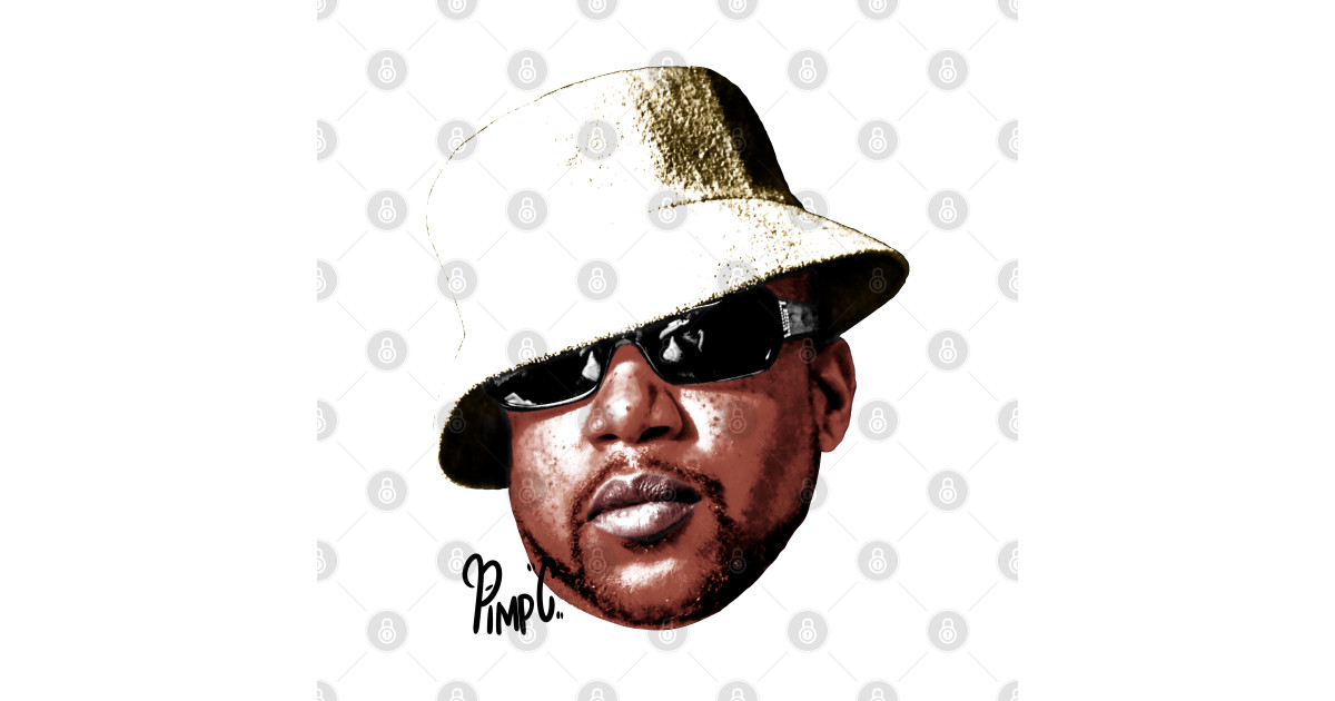 Pimp C - Big Face Fan Essential - Pimp C - T-Shirt | TeePublic