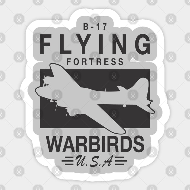 B-17 Flying Fortress - Ww2 Bomber - Sticker | TeePublic