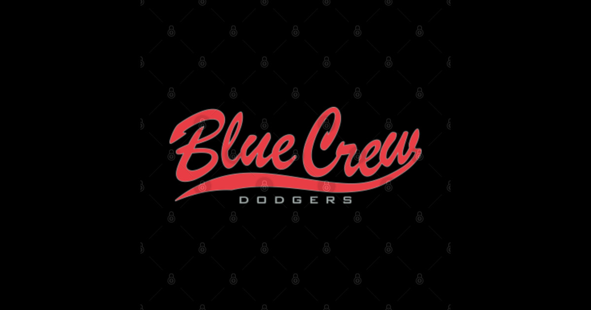 Blue Crew - Dodgers - Sticker | TeePublic