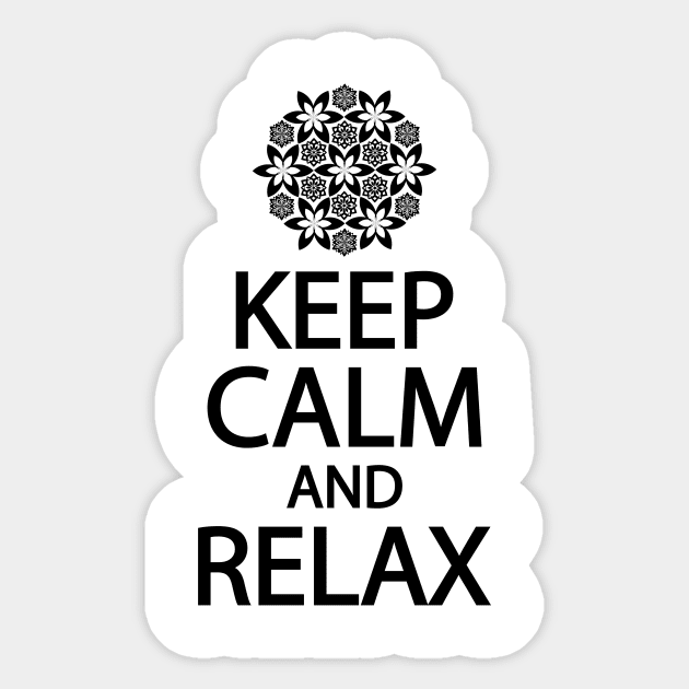 keep calm relax
