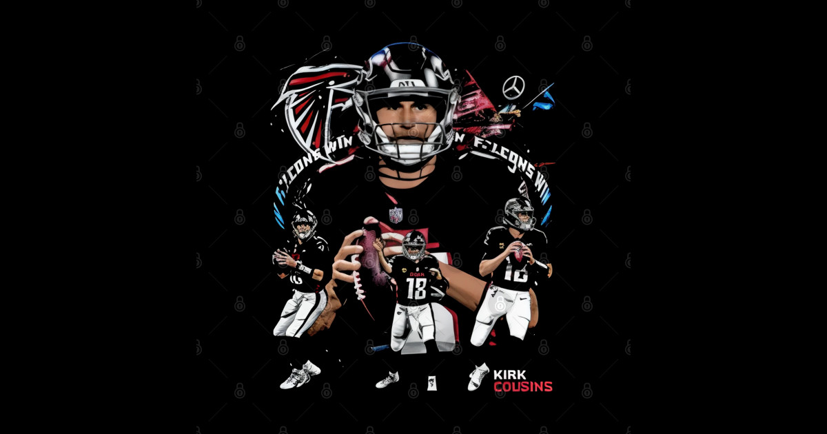 Kirk Cousins Atlanta Flag - Kirk Cousins - Sticker | TeePublic