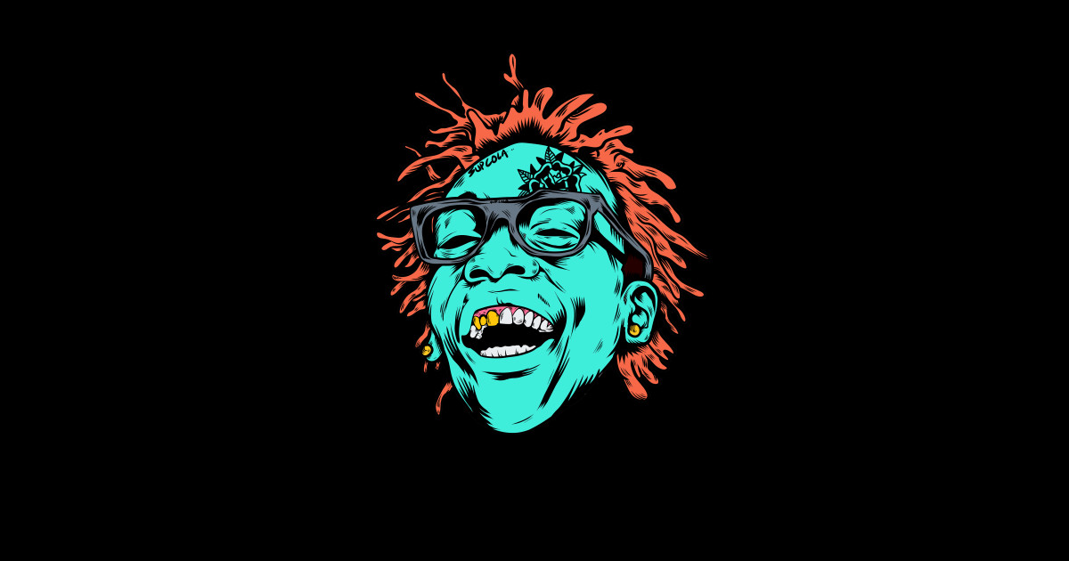 Cool laugh out loud dude with perfect teeth illustration - Slluks ...