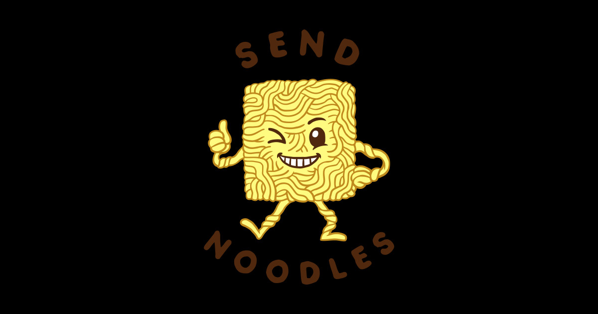 Send Noodles - Send Nudes - Sticker | TeePublic