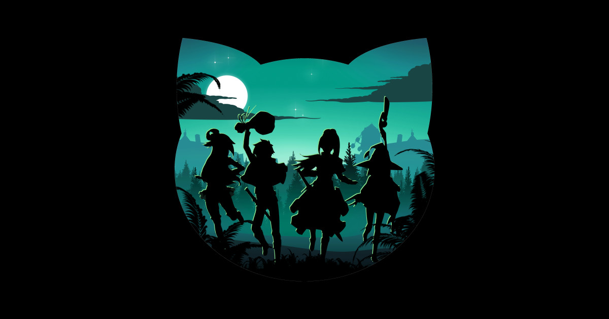 Chomusuke Silhouette - Konosuba - Sticker | TeePublic