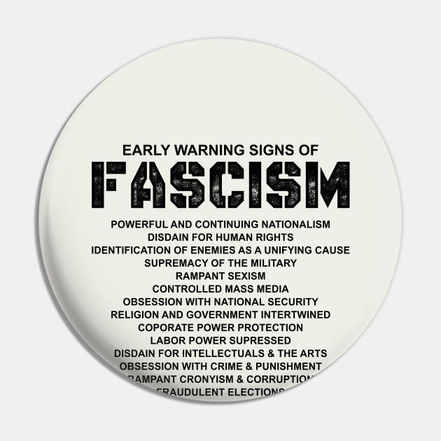 early warning signs of fascism