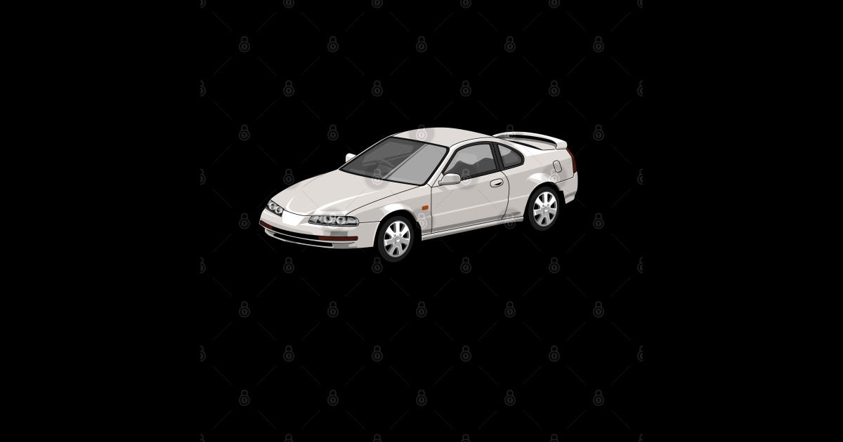 Sorry I'm Late Honda Prelude Mk4 - Honda Prelude - Sticker | TeePublic