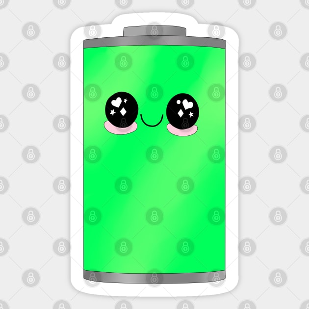 Full battery charge - Full Battery - Sticker | TeePublic