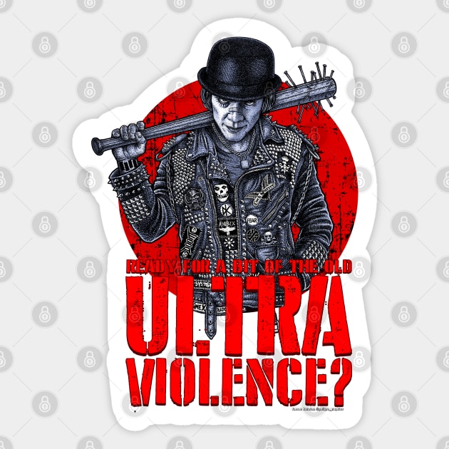 A clockwork orange - A Clockwork Orange - Sticker | TeePublic