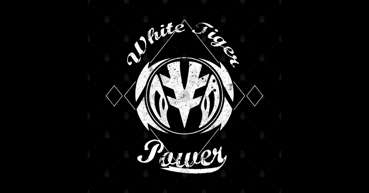 White Tiger Power - Power Rangers - T-Shirt | TeePublic