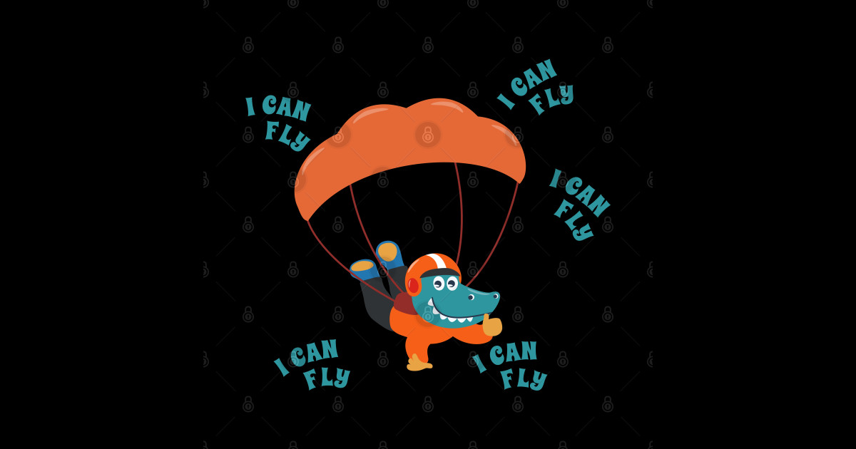 Vector illustration of a cute skydiver. - Skydiving Theme Party ...