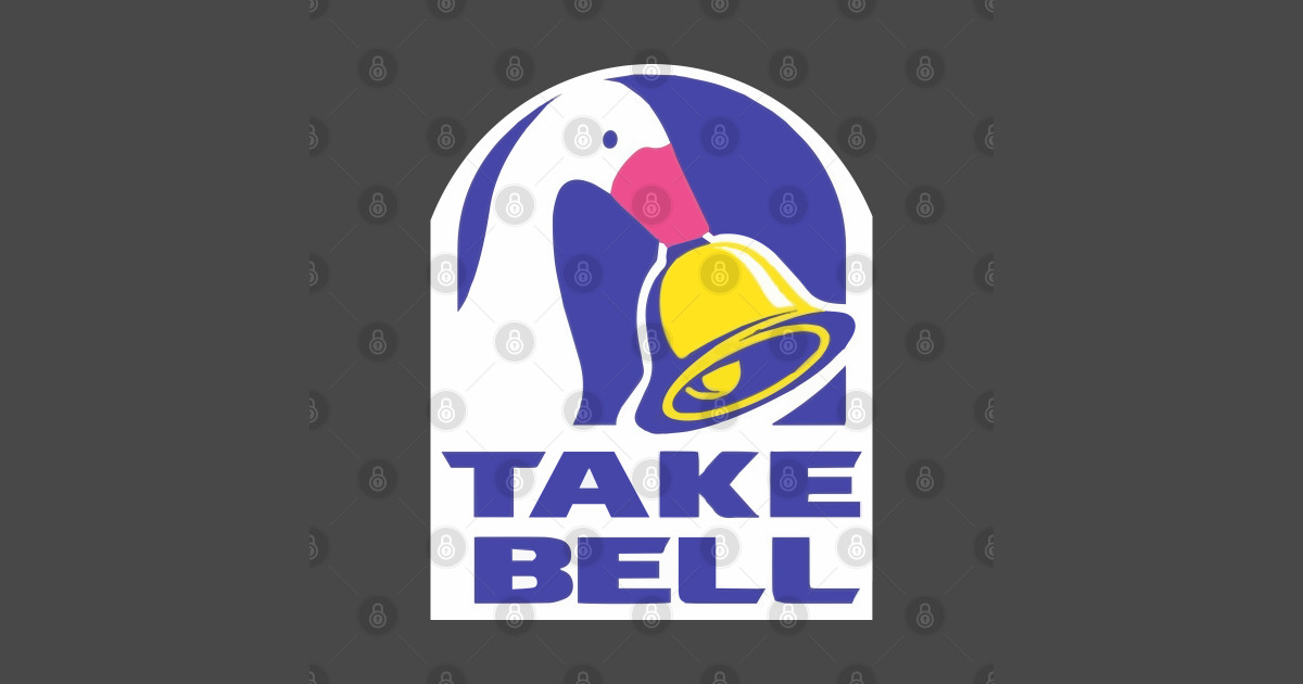 Take Bell - Untitled Goose Game Meme - T-Shirt | TeePublic