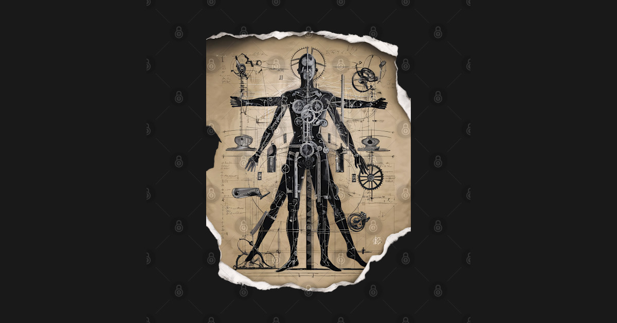 Da Vinci's Masterpiece - Human Anatomy - T-Shirt | TeePublic