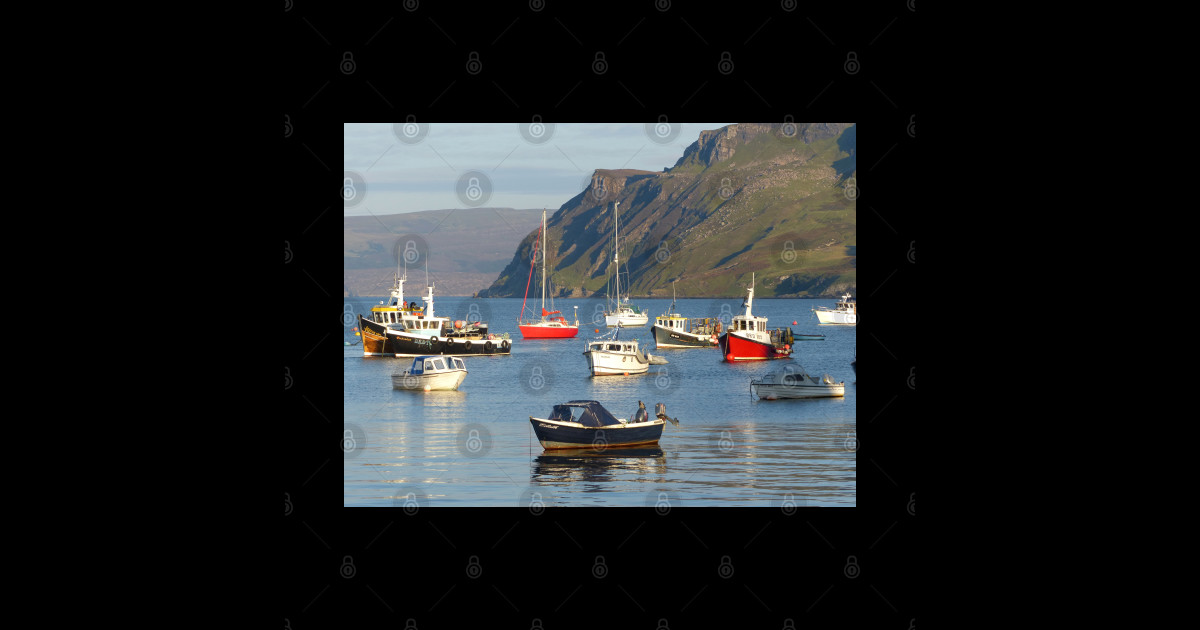 Portree, Isle of Skye - Portree - Sticker | TeePublic