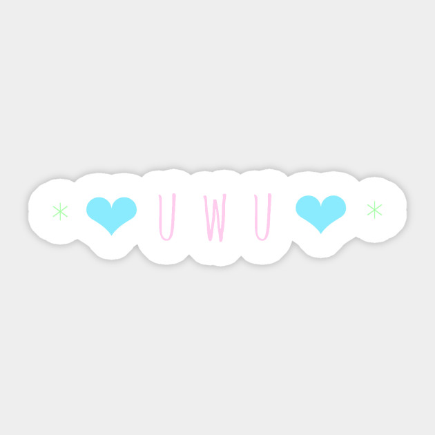 uwu - Uwu Face - Sticker | TeePublic