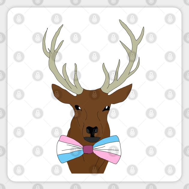 Trans deer - Lgbt - Sticker | TeePublic