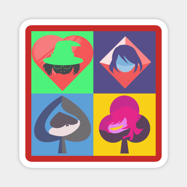 The Gang - Deltarune [Minimalist] Merchandise - Homestuck - Magnet ...