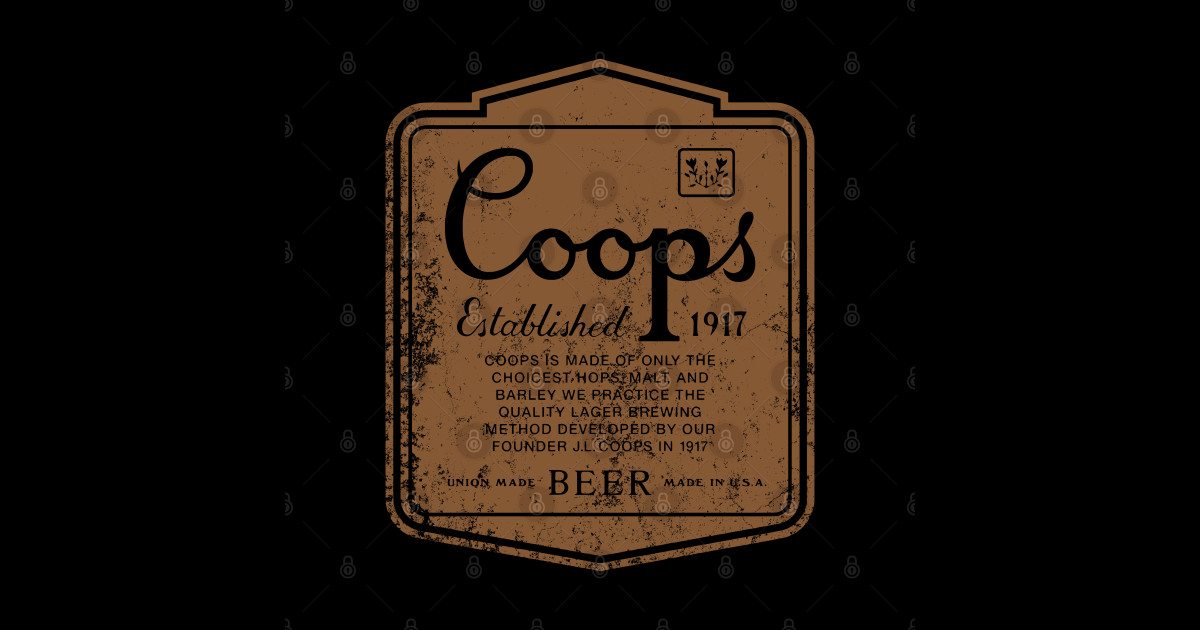 Coops Label Gold - Magnum Pi - Sticker | TeePublic