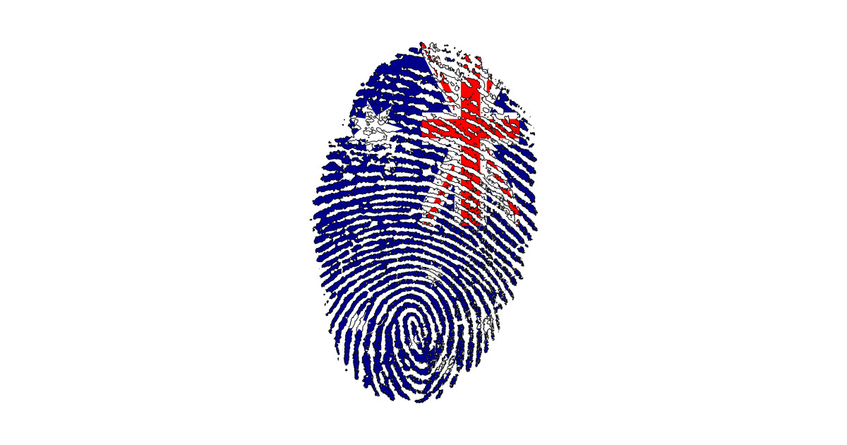 Australia Flag - Australian Flag - AU Flag Fingerprint - Austrian Flag ...