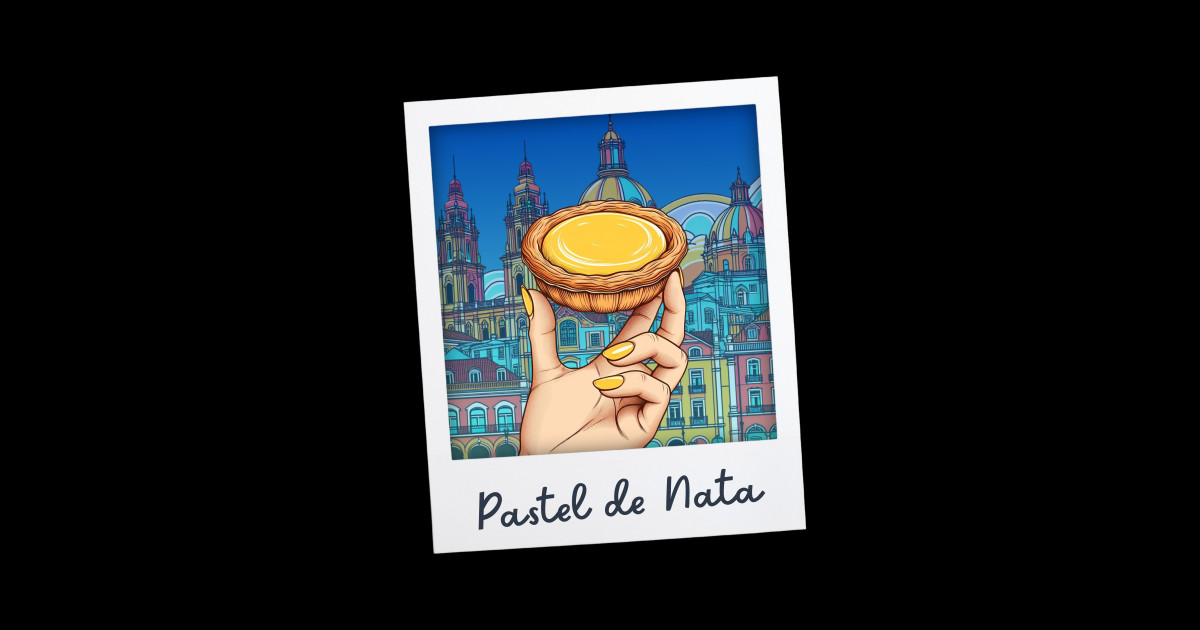 Pastel de Nata Photo with Background of Lisbon - Pastel De Nata ...