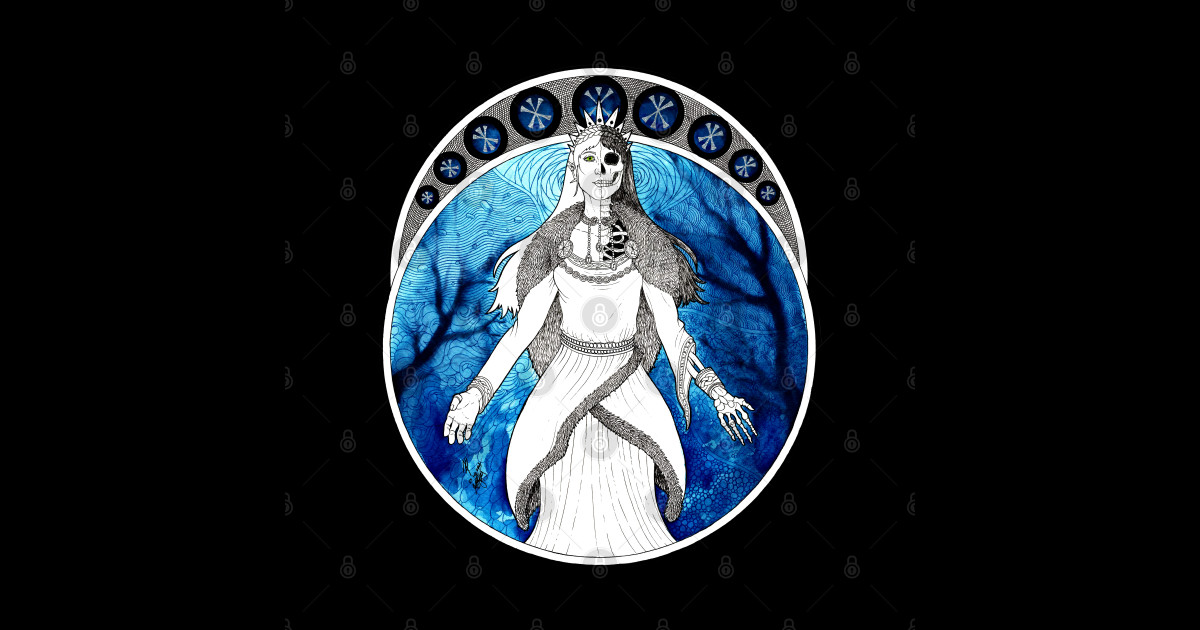 Hel - Norse Mythology - Sticker | TeePublic