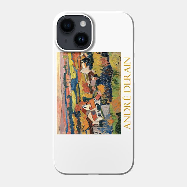 Landscape Near Chatou (1904) by Andre Derain - Paintings - Phone Case ...