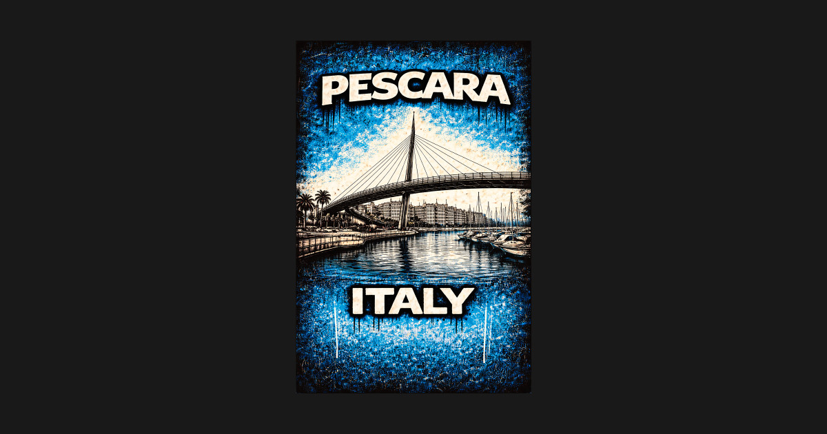 Pescara Italy Graffiti Style - Pescara Italy - T-Shirt | TeePublic