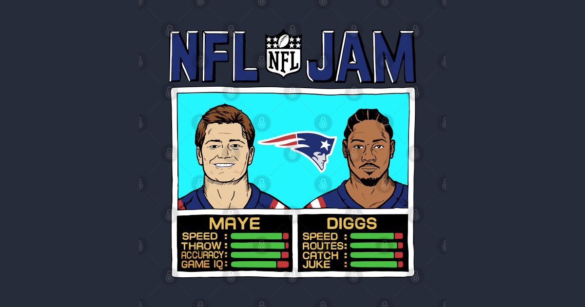 New England Patriots - Drake Maye - Stefon Diggs - New England Patriots ...