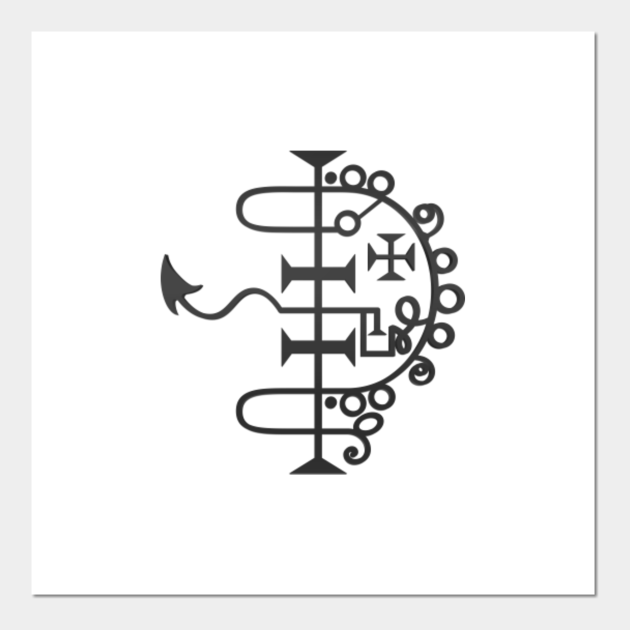 King Asmoday Asmodeus Sigil Modern Ars Goetia Demonic Seal of Asmodei ...