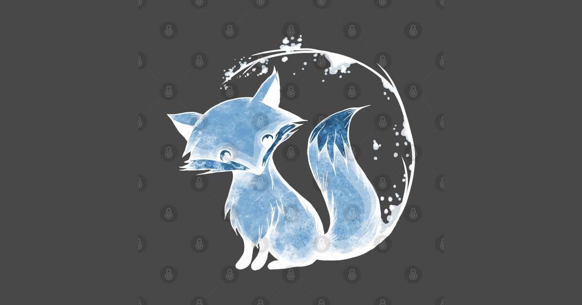 Icy Fox - Fox - T-Shirt | TeePublic