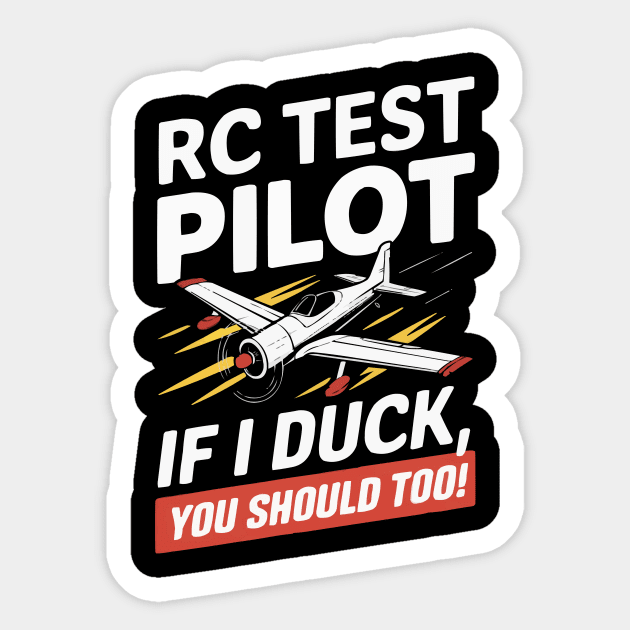 RC Plane You Should - Rc Plane - Sticker | TeePublic