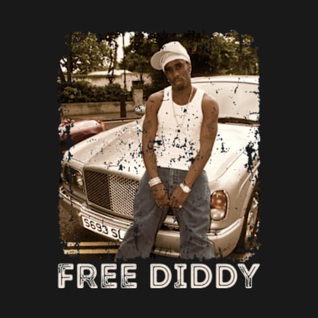FREE DIDDY | VINTAGE P DIDDY - Free Diddy - Hoodie | TeePublic