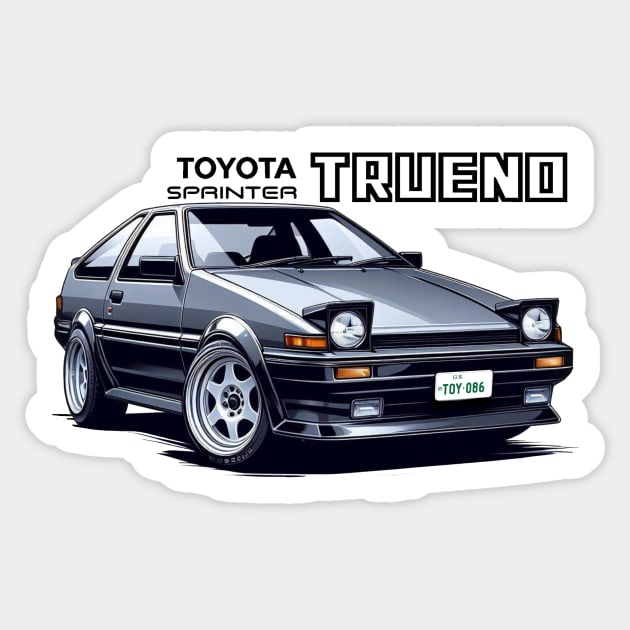 JDM Sprinter AE86 - Ae86 - Sticker | TeePublic