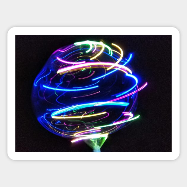 Crazy lights - Lights - Sticker | TeePublic