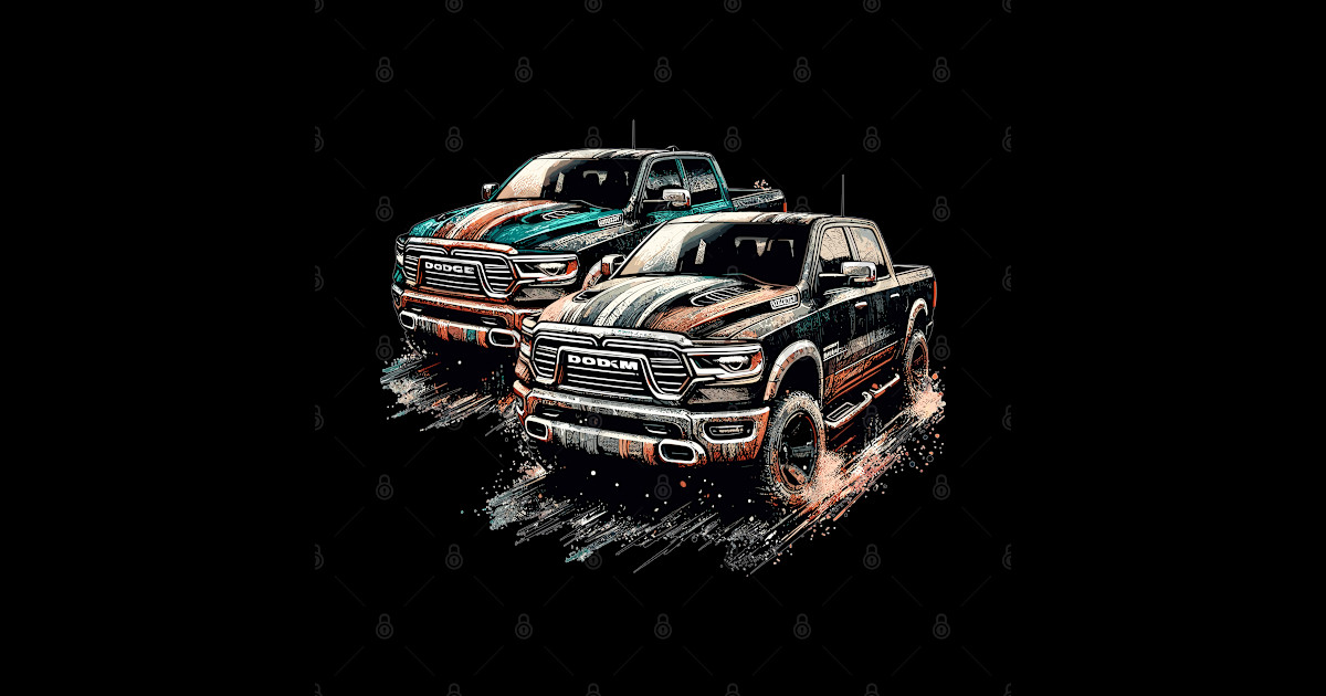 Dodge Ram 1500 - Dodge Ram - Sticker | TeePublic