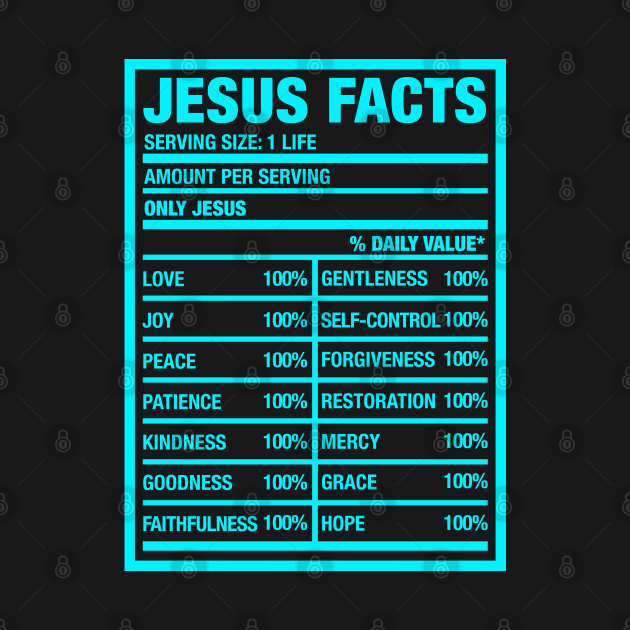 JESUS FACTS - Jesus - T-Shirt | TeePublic