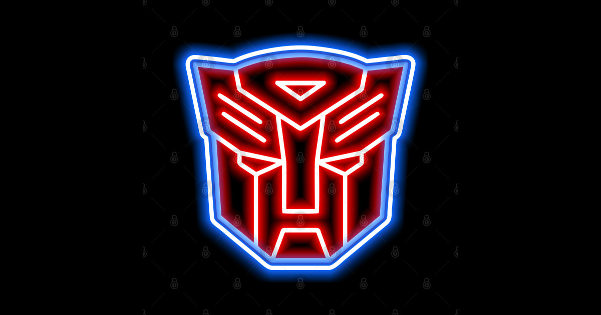 Transformers Neon - Transformers - Sticker | TeePublic